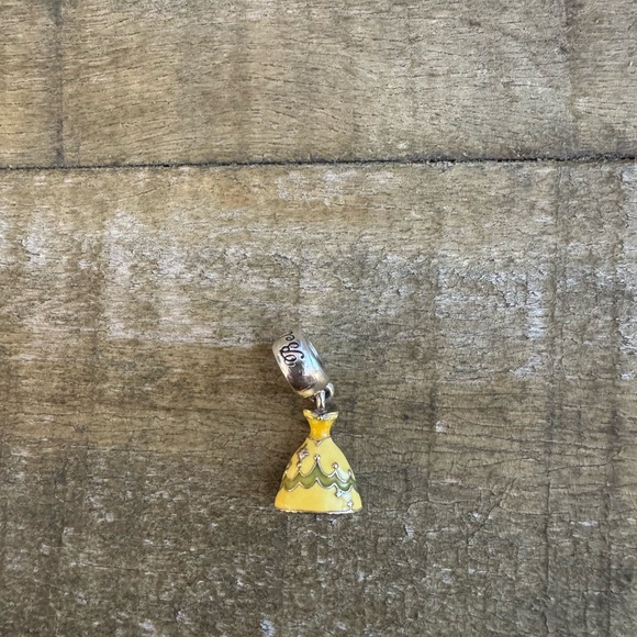 Pandora | Jewelry | Yellow Princess Belle Pandora Charm | Poshmark